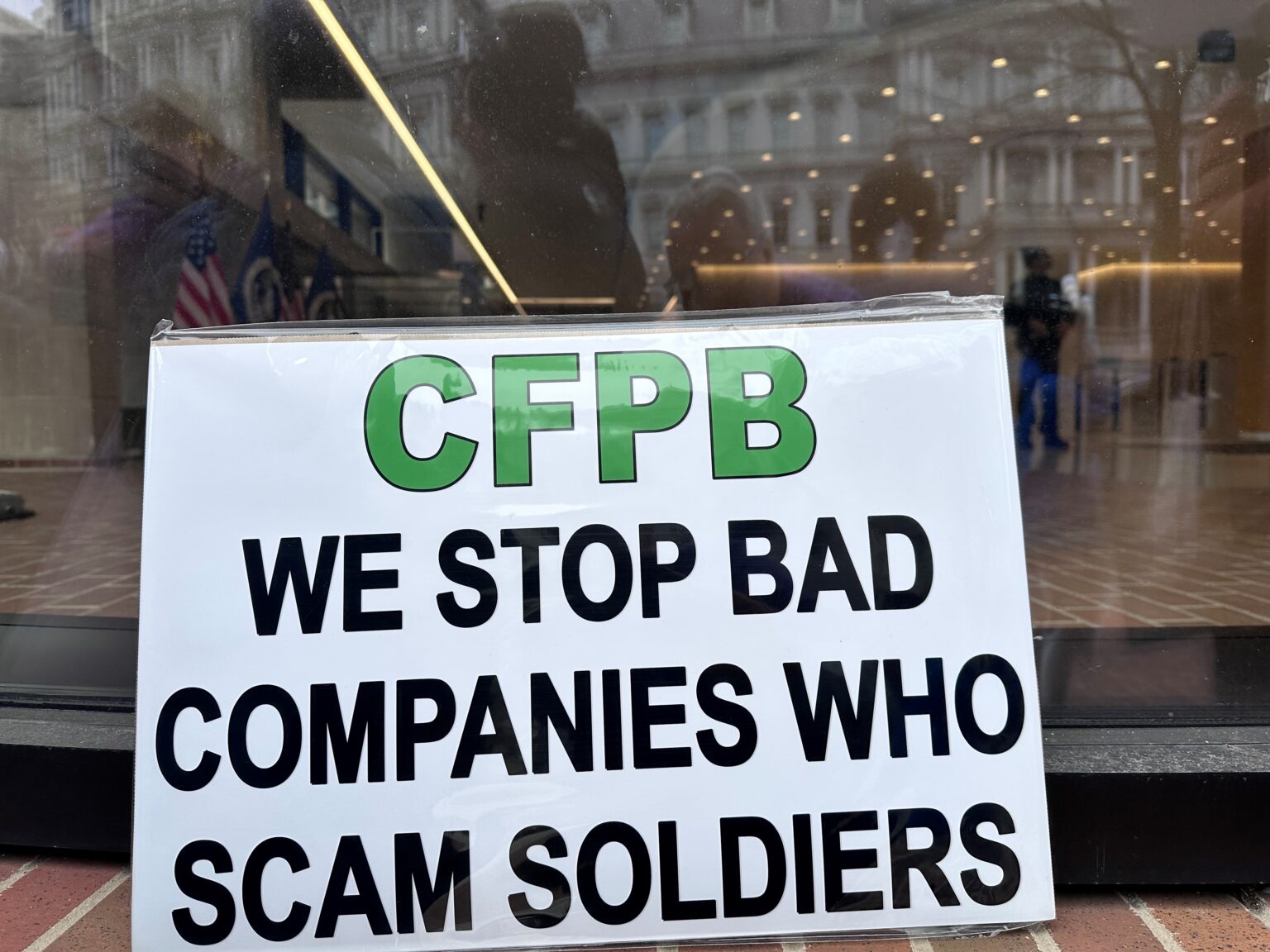 Scenes from the protest in support of the CFPB - CLP Blog